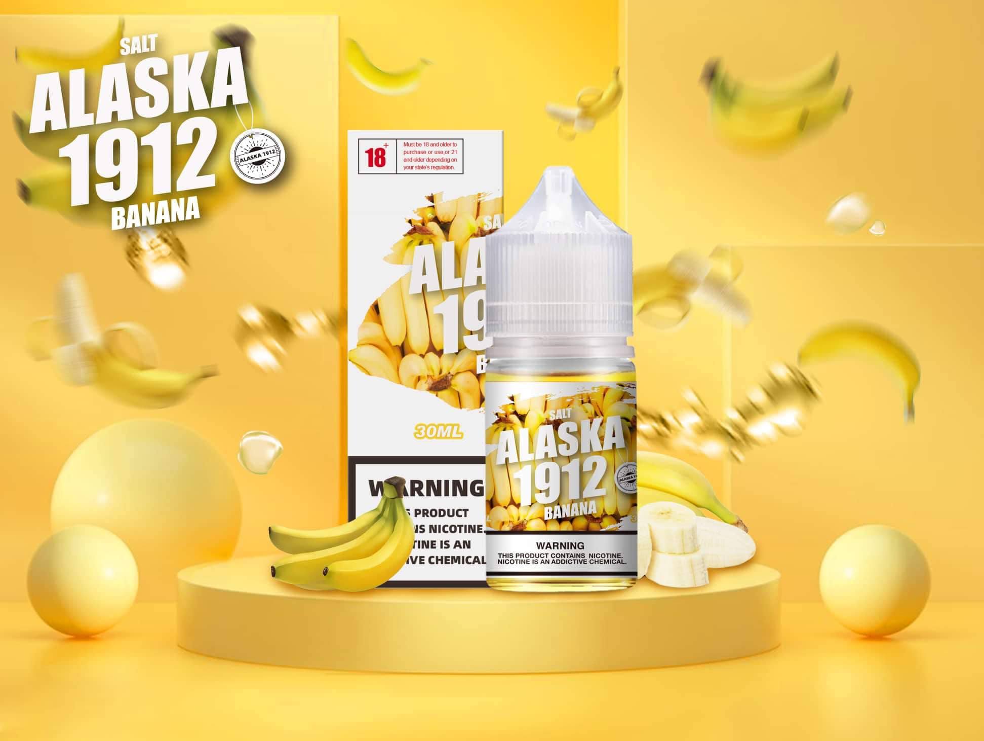 Tinh Dầu Pod Alaska 1912 Juice - Banana - Podngon.vn