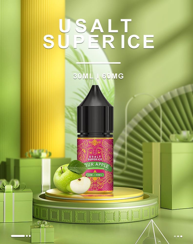 USALT SUPER ICE Sour Apple (Táo Chua) 60MG - Podngon.vn