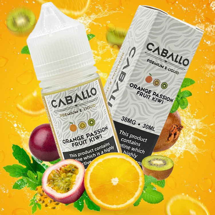 Juice Caballo Cam Kiwi Chanh Leo 58MG - Podngon.vn