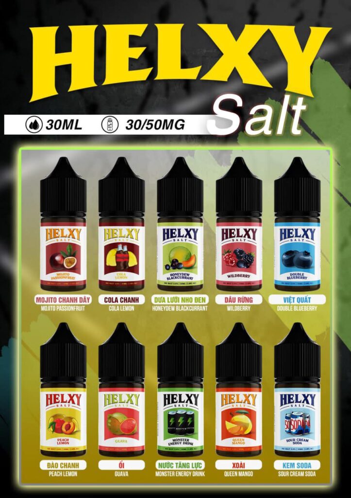 Helxy Juice Đào Chanh 50MG - Podngon.vn